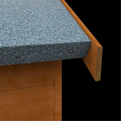 14x8 (4.27m x 2.44m) Wooden Log Lap APEX Workshop With 12mm T&G Floor ...