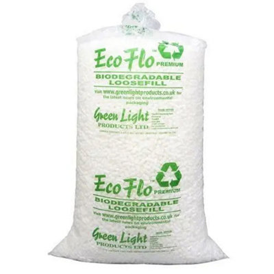 Buy 15 Cubic Ft (1 Bag) Eco Flo Biodegradable Packing Peanuts ...