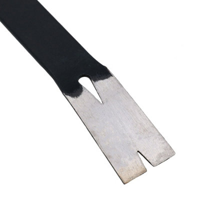 15" Flat Nail Pry Bar Utility Puller Crowbar Lever with Nail Removal ...