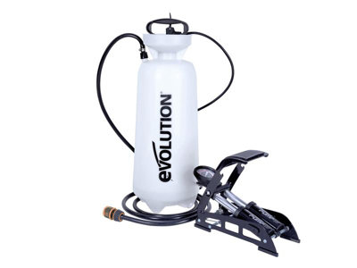 15 Litre Evolution Pressurised Water Bottle with Foot Pump for Job Sites