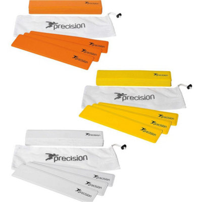 15 PACK 34x7cm Rectangular Rubber Marker Set - ORANGE - Non-Slip Indoor ...
