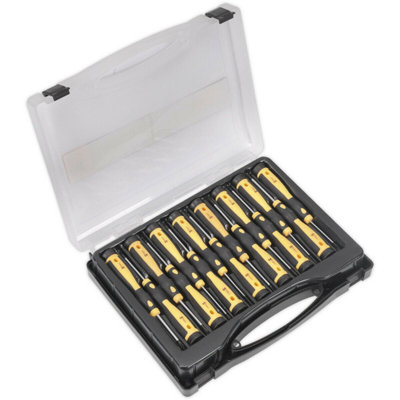 15 PACK Precision Microtip Screwdriver Set - Mini Slotted Phillips TRX ...