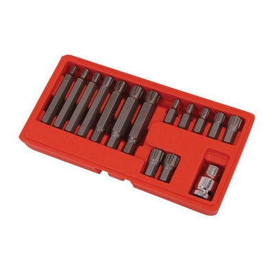 15 Piece Ribe Bit Set Socket Set (Neilsen CT0120) | DIY at B&Q