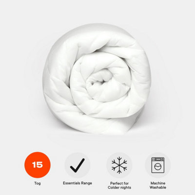 15 Tog Duvet Winter Warm Quilt Anti Allergy