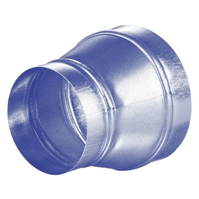 150-100mm Metal Duct Reducer Round Reducer Duct Fitting Pipe Increaser ...