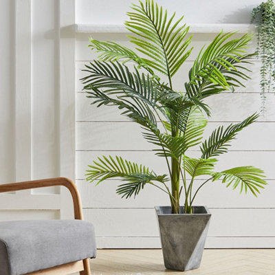 150 cm Artificial Palm Tree, Fake Plant Pot, Imitation Tropical Large ...