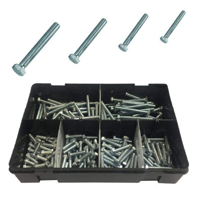 150 x Assorted Set Screw Bolts M5 High Tensile, 5mm Fully Threaded, Hex ...
