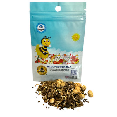 1500 seeds mix Wild Flower Seeds - Bee & Butterfly Mix - Great Colours ...