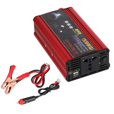 1500W Car Power Inverter USB Charger Converter Adapter Modified Sine ...