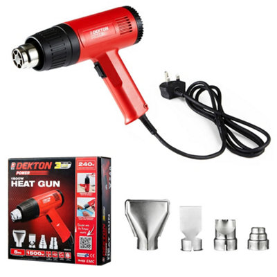 1500W Hot Air Heat Gun Electric Temperature Paint Stripper Dryer Drying ...