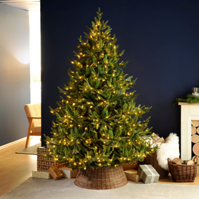 150cm 5ft Pre Lit 300 LED Brunswick Pine Luxury Artificial Christmas Tree