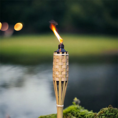150cm Bamboo Tiki Garden Torches (Pack 12)