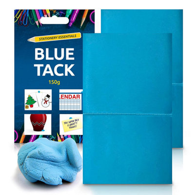 150g Blue Tack for Walls No Mark - Multipurpose Reusable Adhesive Putty ...