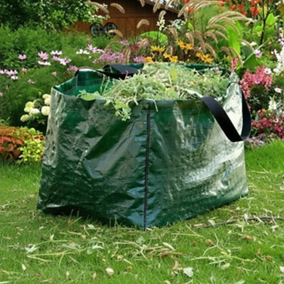 150L Heavy Duty Garden Refuse Sack - Extra Large Reusable Garden Waste ...