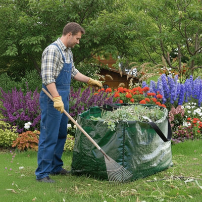 150L Heavy Duty Garden Refuse Sack - Extra Large Reusable Garden Waste ...