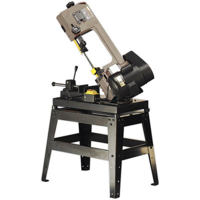 150mm 3-Speed Metal Cutting Bandsaw - Quick Lock Vice & Stand - Fully ...
