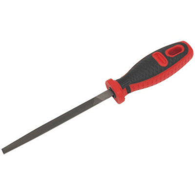 150mm 3-Square Engineers File - Double Cut - Coarse - Comfort Grip ...