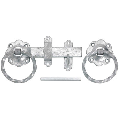 150mm 6" No.1137 Twisted Ring Handle Latches - PREPACKED | DIY at B&Q