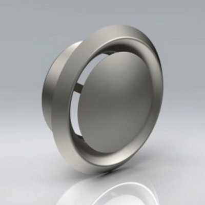 150mm (6") Stainless Steel Supply/Extract Valve | DIY at B&Q