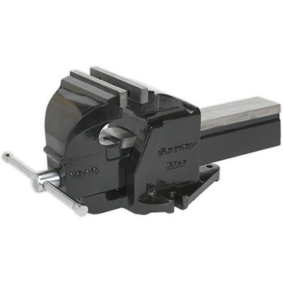 150mm Bench Mountable Mechanics Vice - 205mm Jaw Opening - Fixed Base ...