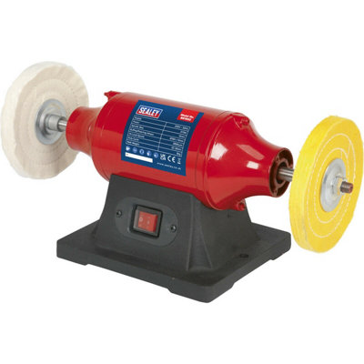 150mm Bench Mounted Buffer and Polisher with 370W Motor for Metal and ...