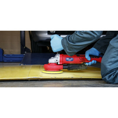 150mm Dual Action DUST FREE Random Orbital Sander - 710W 230V Compact ...