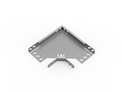 150MM FLAT 90 DEGREE BEND MEDIUM DUTY PRE-GALVANISED