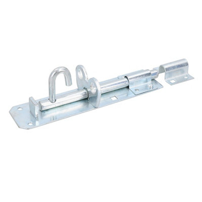 150mm Galvanised Brenton Slip Bolt Padbolt Slide Latch Lock Sheds Gates 2pk