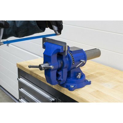 150mm Multifunction Swivel Base Vice - 125mm Jaw Opening - Diamond ...