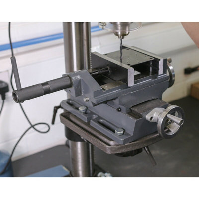 150mm Professional Cross Vice - 135mm Jaw Opening - Precision Drilling ...