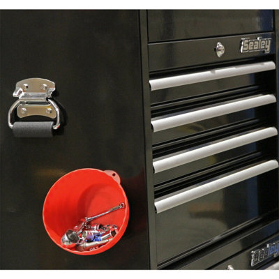 150mm Red Magnetic Screw Collector Bowl for Nuts, Bolts and Washers