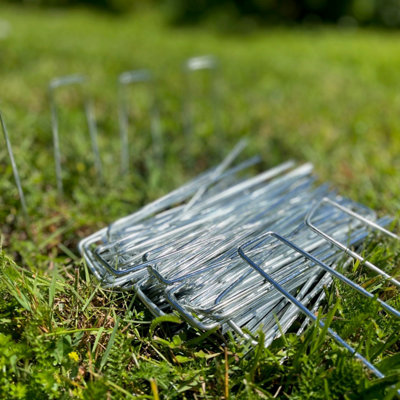 150mm Zinc Coated Stainless Steel Weed Fabric U-Shaped Multi Purpose ...