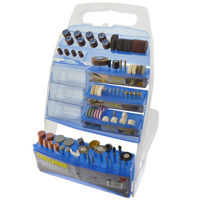 150pc Rotary Tool Die Grinder Stone Sand Paper Accessory Cutting Kit