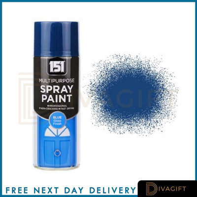 151 Blue Gloss Paint 250ml Multi-Surface Paint for DIY, Restoration ...
