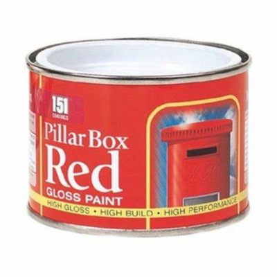 151 Coatings Gloss Paint 180ml Pillar Box Red (Pack of 6)