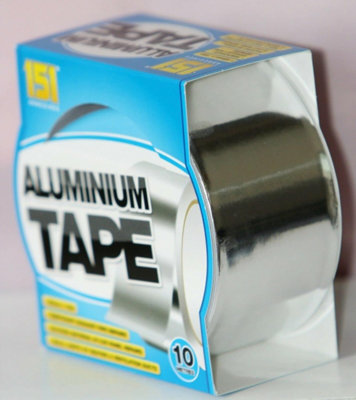 151 Silver Aluminium Tape 48mm X 10 Metres (Pack of 6)