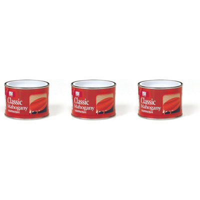 151 Varnish Classic Mahogany 180ml (Pack of 3) | DIY at B&Q