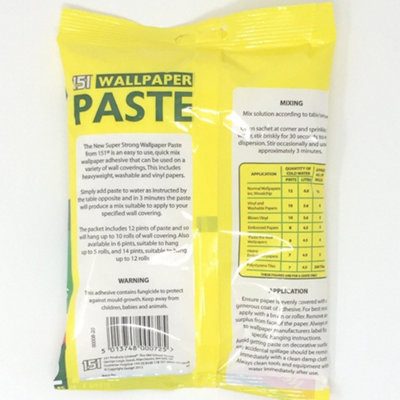 151 Wallpaper Paste 12 Pint Pack - New Super Strong Formula