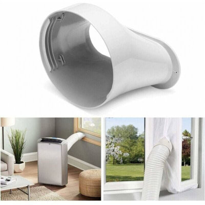 15cm Flat Mouth Air Conditioner Window Hose Adapter Plate Tube ...