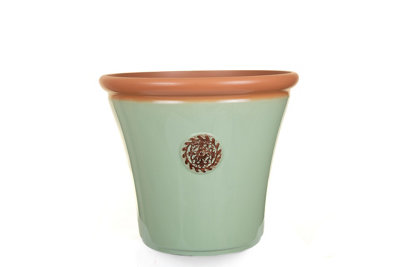 15cm Indoor Outdoor Chatsworth Pot Sage Green
