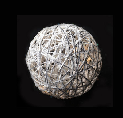 15Cm Woven Ball with 5 Lights Battery Operated | DIY at B&Q