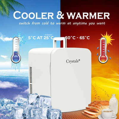 15L Mini Fridge Table Top Electric Cooler & Warmer Portable Ice Box ...
