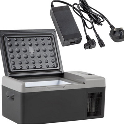 15L Portable Vehicle Fridge Freezer Set for Car, Van, and Camping