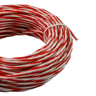 15m of strimmer/trimmer line,red/white twist line gives you more ...