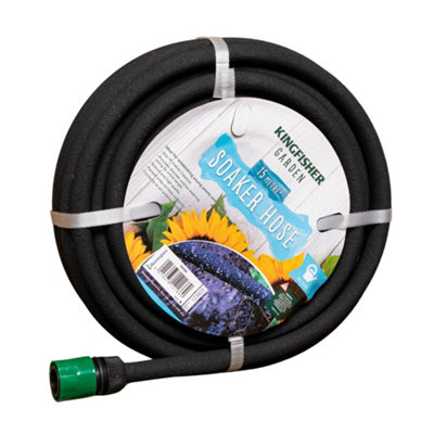 15m x 12.5mm Porous Garden Soaker Hose Pipe