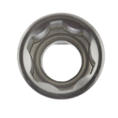 15mm 1/2" Dr Socket Super Lock Metric Shallow CRV Knurl Grip 6 Point