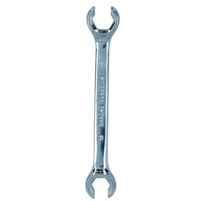 15mm + 17mm Metric Combination Flare Nut Brake Gas Fuel Pipe Spanner Wrench