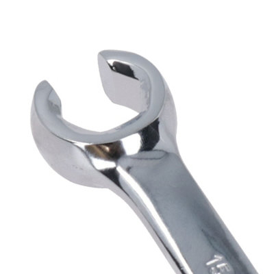 15mm + 17mm Metric Combination Flare Nut Brake Gas Fuel Pipe Spanner Wrench