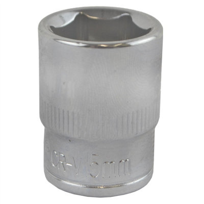 15mm 3/8" Drive Shallow Metric Socket Single Hex / 6 sided Bergen