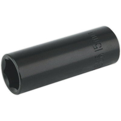 15mm Deep Impact Socket - 3/8 Inch Drive Chrome Vanadium Tool for ...